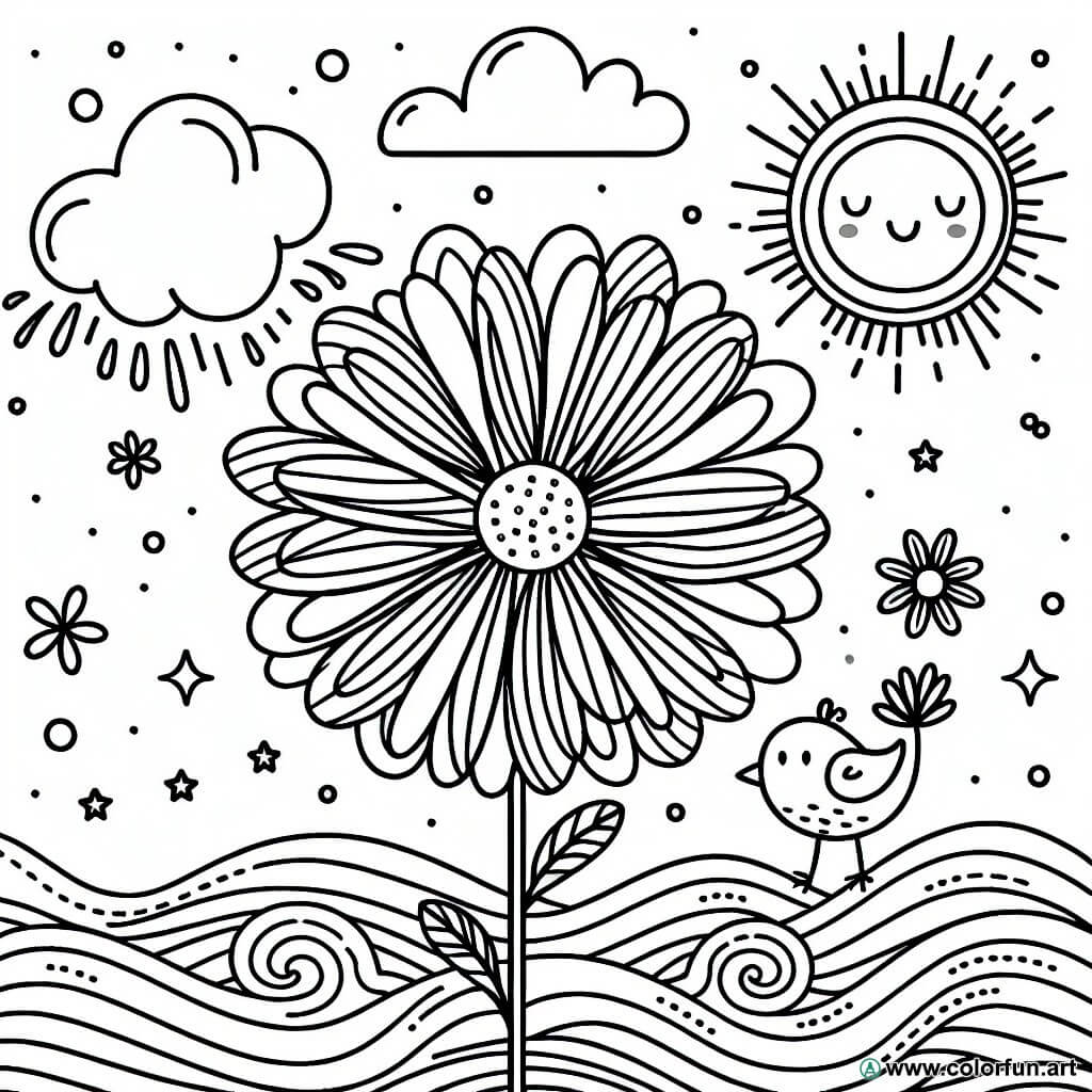 Disegno da colorare anti-stress rilassante Scarica o Stampa gratuitamente