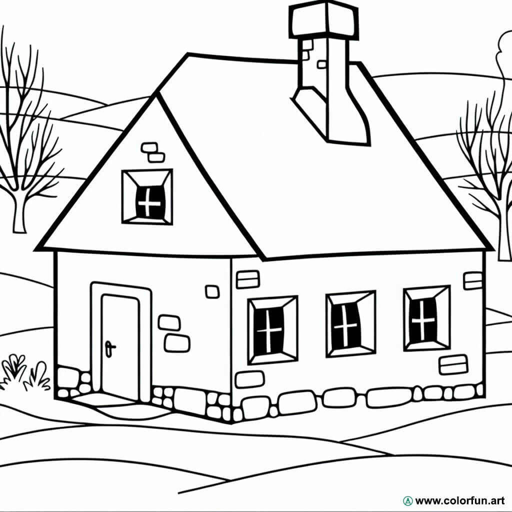 30 Disegni Da Colorare Di Case - Disegni da Colorare Gratuiti per ...