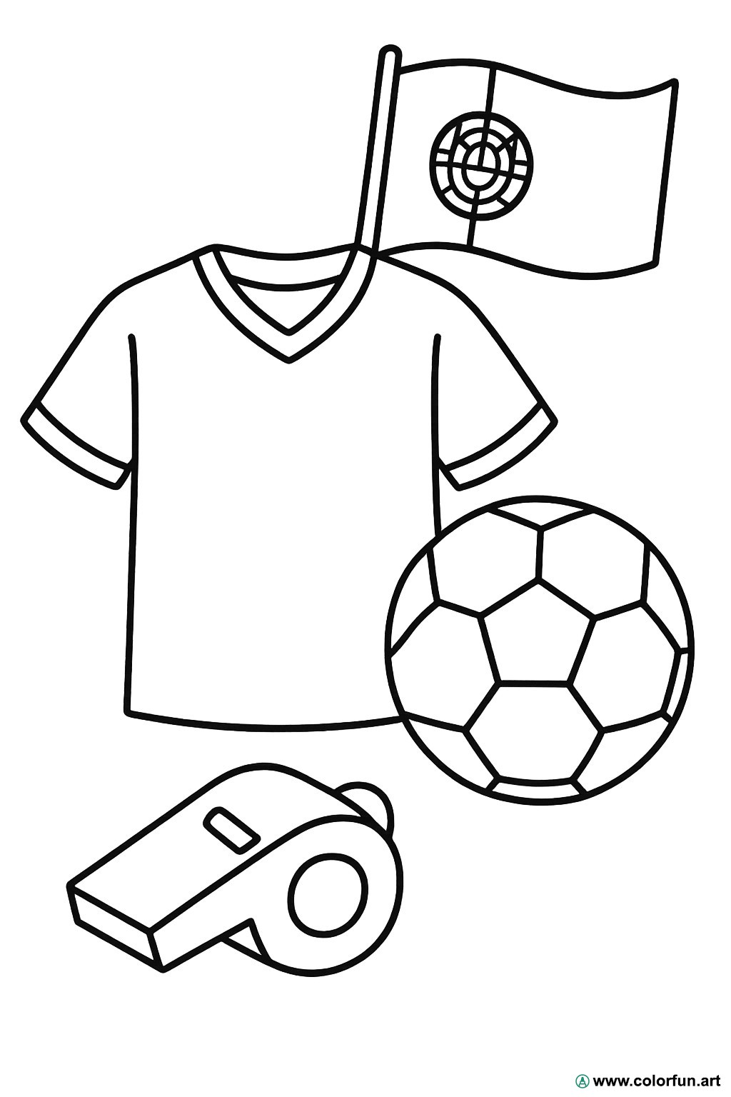 Disegno da colorare della maglia del Portogallo Scarica o Stampa ...