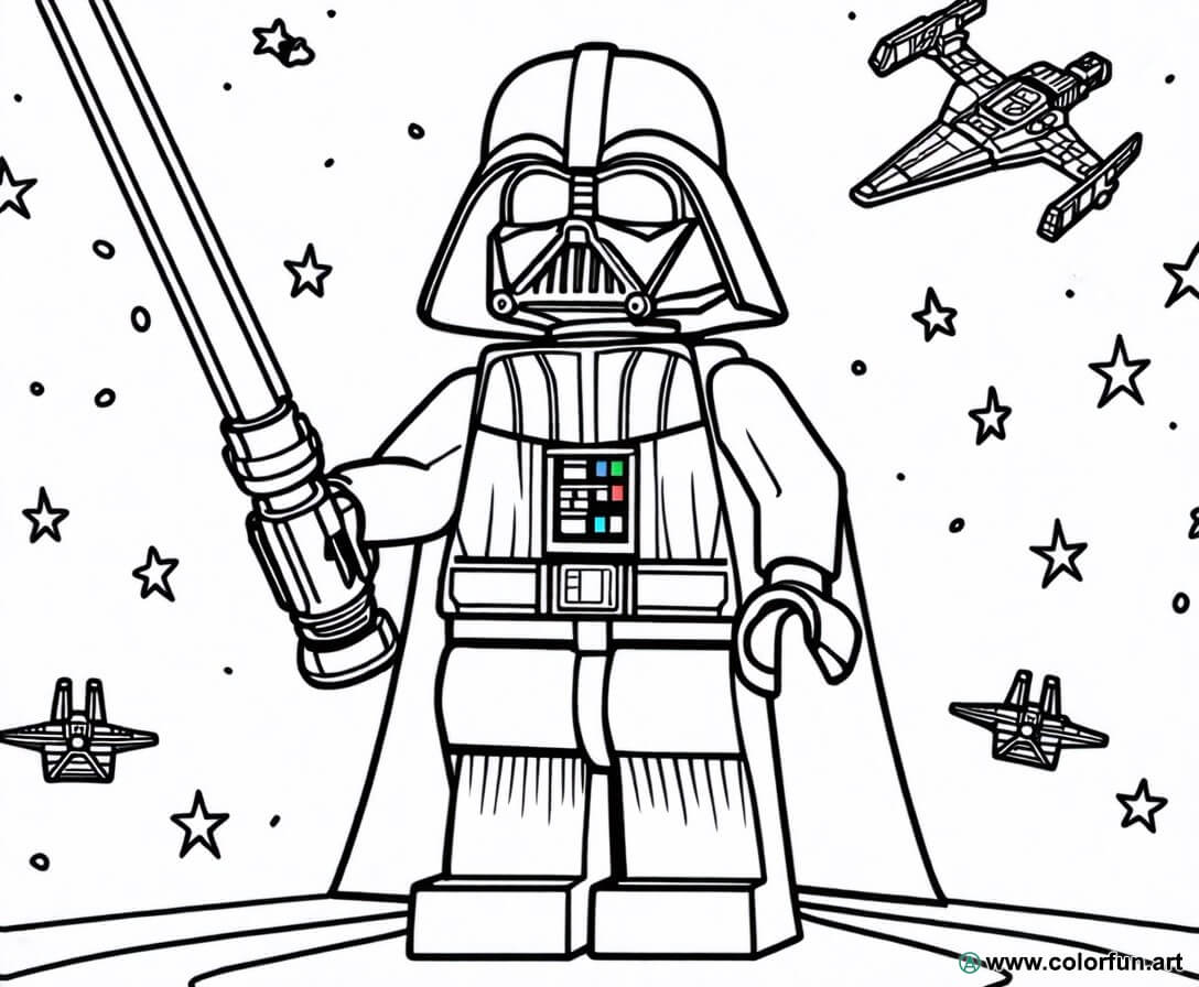 Disegno da colorare di Lego Star Wars Scarica o Stampa gratuitamente
