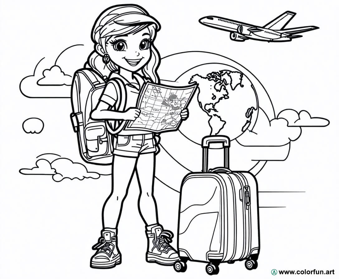 Disegno da colorare di Polly Pocket per viaggi straordinari Scarica o ...